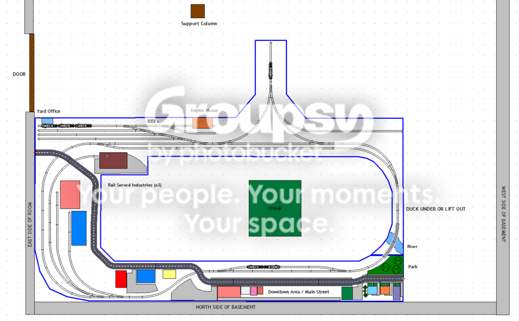 Planning my First HO Basement Layout - Need Some Help | Model Train Forum